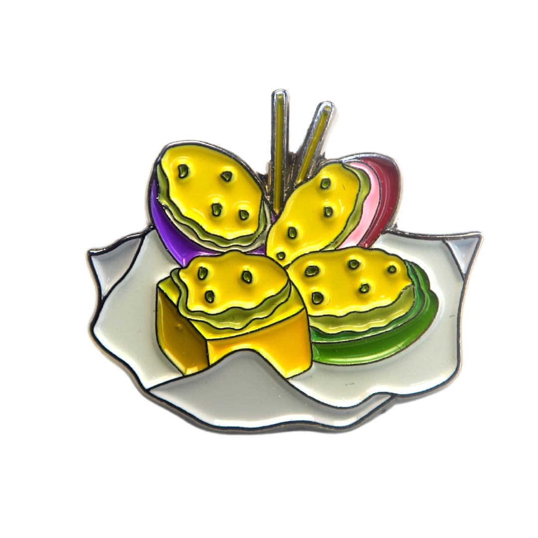 Factory Food Style Enamel Lapel Pin | Embroidered patches manufacturer ...