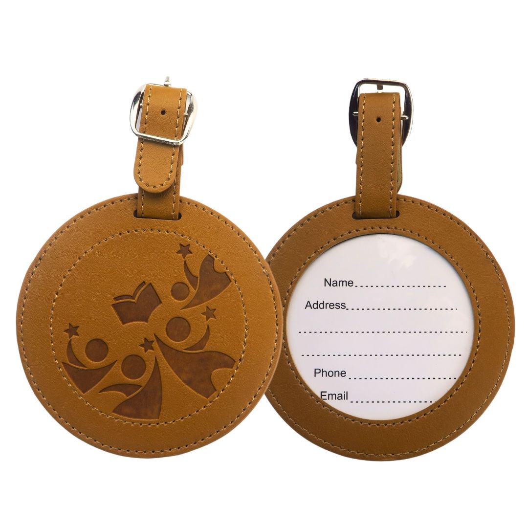 Personalized Round Luggage Tag | Embroidered patches manufacturer ...