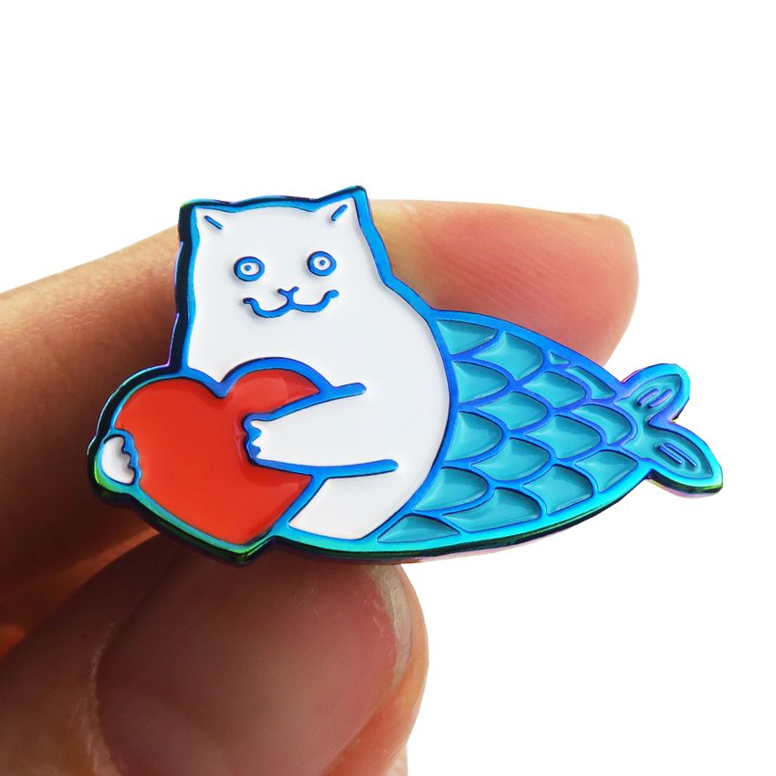 Rainbow Metal Pin | Embroidered patches manufacturer | Star Lapel Pin