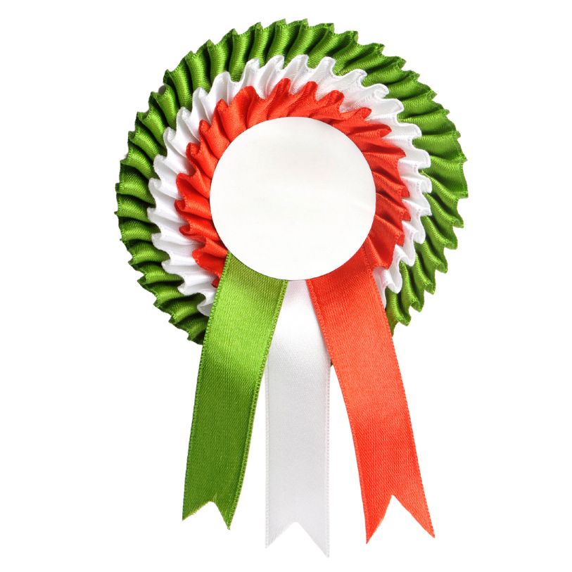 Personalized Rosette Ribbon | Embroidered patches manufacturer | Star ...