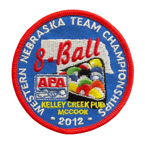 Custom Embroidered Appliques for Eight Ball & Nine Ball pool ...