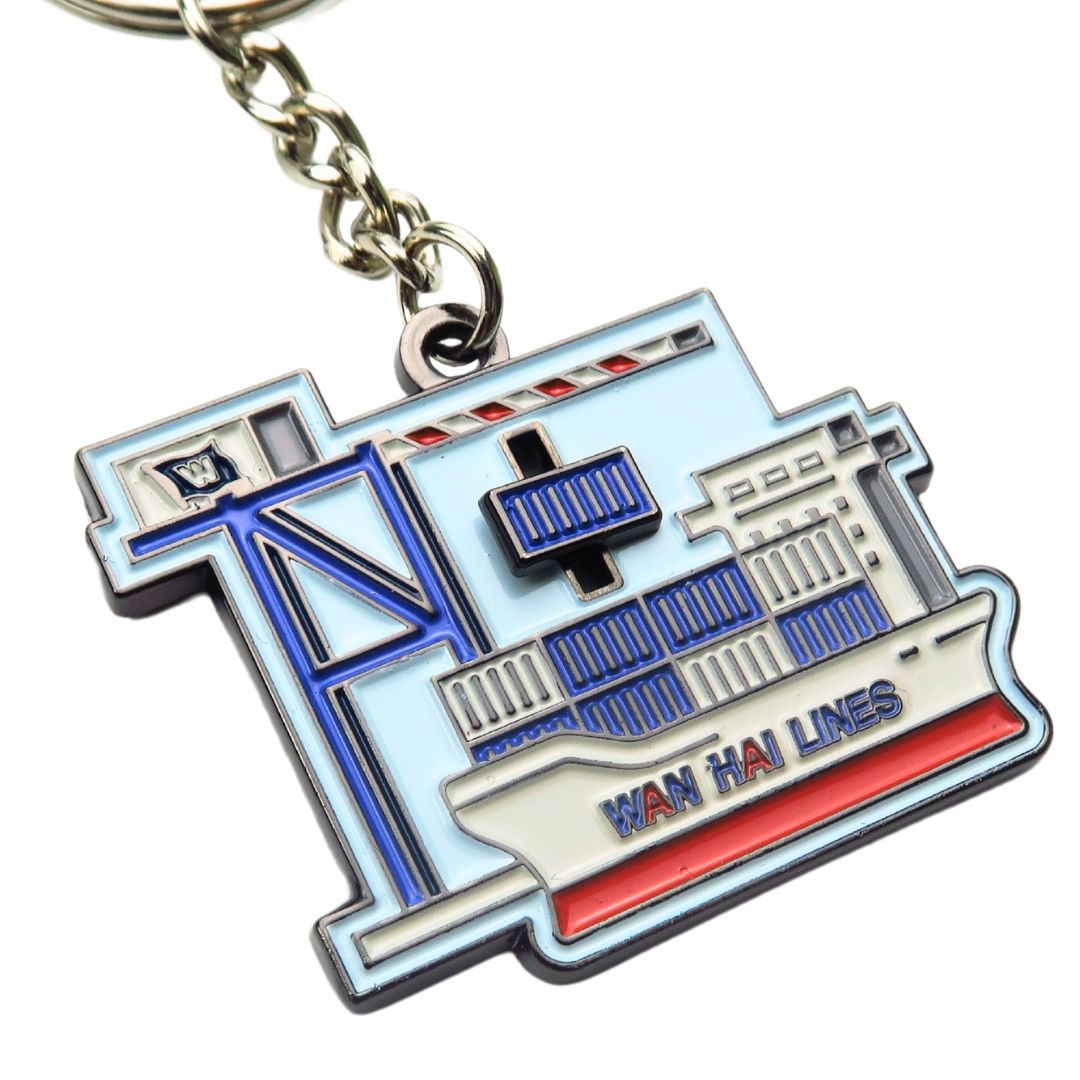 Sliding Metal Keychain | Embroidered patches manufacturer | Star Lapel Pin