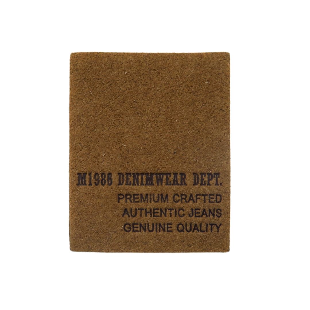Suede Leather Clothing Labels | Embroidered patches manufacturer | Star ...