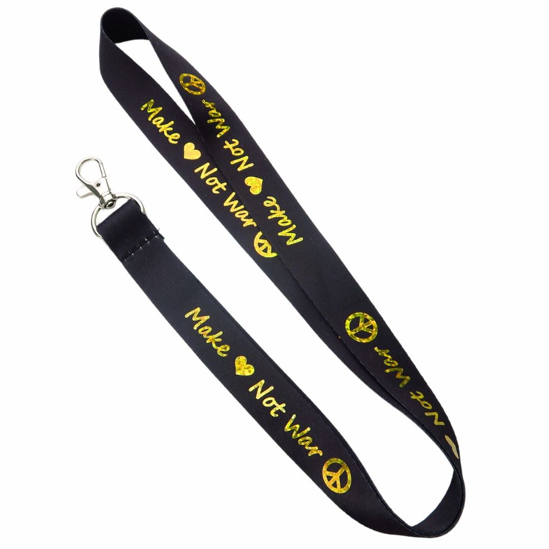 Lanyard With Laser Logo Foil Stamping | Custom Gifts, Pins, Medals ...