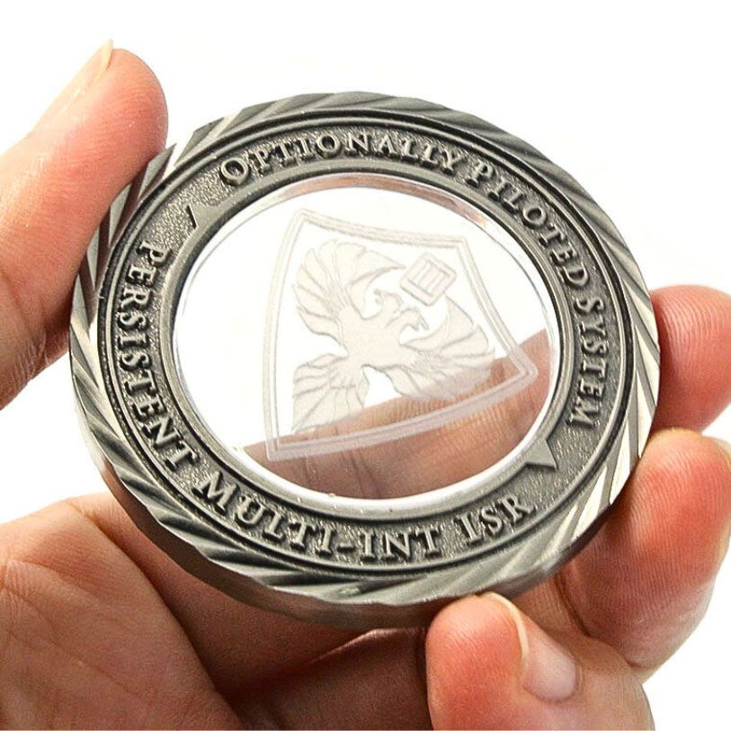 Commemorative Coin with Crystal | Embroidered patches manufacturer ...