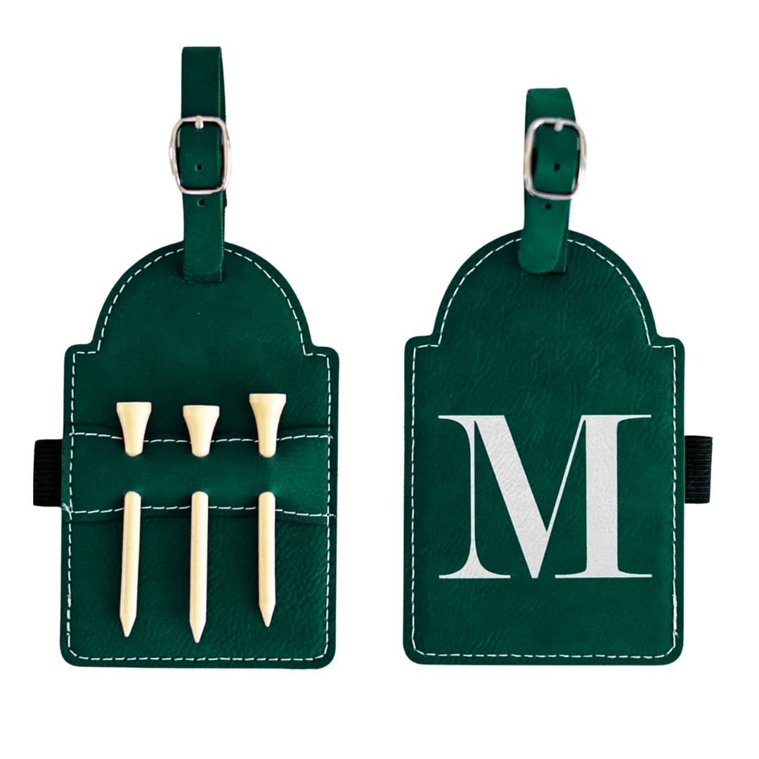 Custom Leather Golf Tee Holder | Embroidered patches manufacturer ...