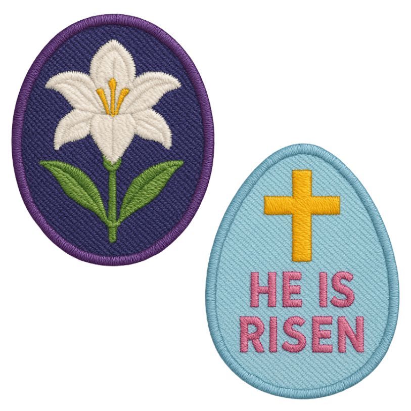 Christian Embroidered Patches | Embroidered patches manufacturer | Star ...