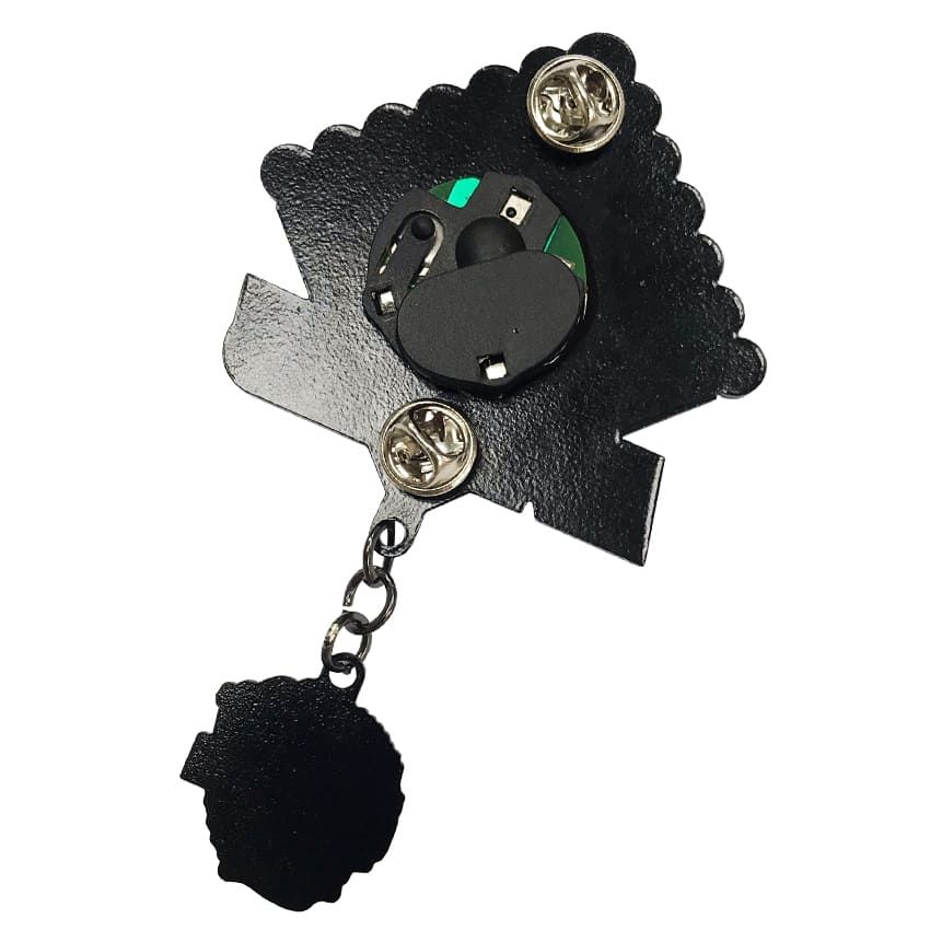 Metal LED Flashing Pins | Embroidered patches manufacturer | Star Lapel Pin