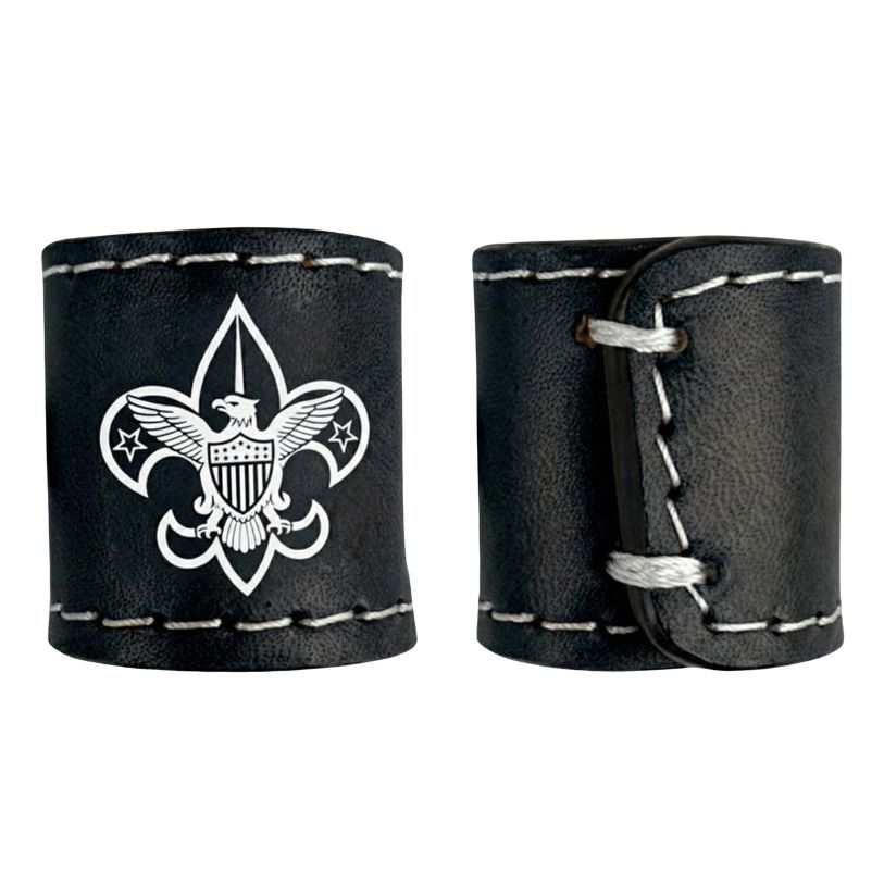 Custom Leather Scout Woggle | Embroidered patches manufacturer | Star ...