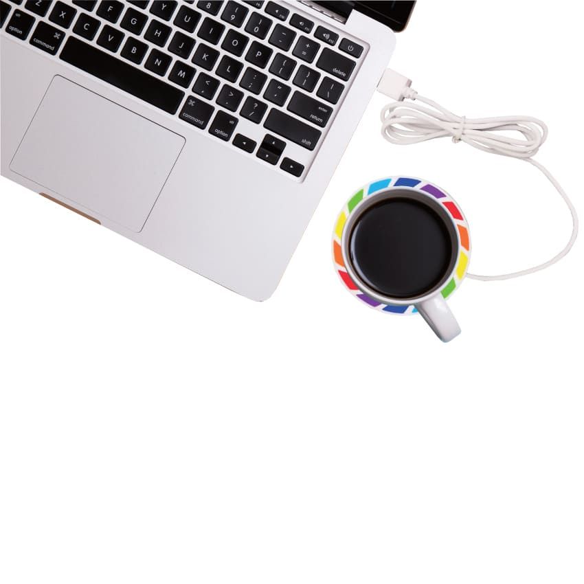 USB Heating Coaster | Embroidered patches manufacturer | Star Lapel Pin