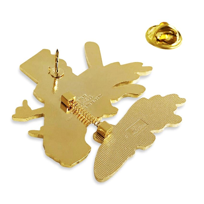 Bobbing Head Lapel Pins | Embroidered patches manufacturer | Star Lapel Pin