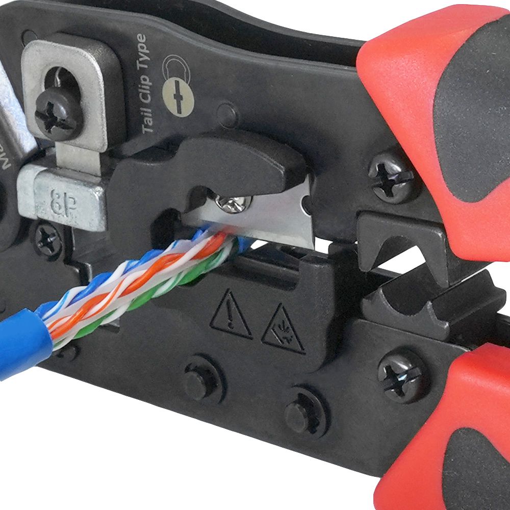 ←Crimp |RJ-45 Plug Crimper with Strip/Cut/Ground Crimp (007A8H06) – HCI