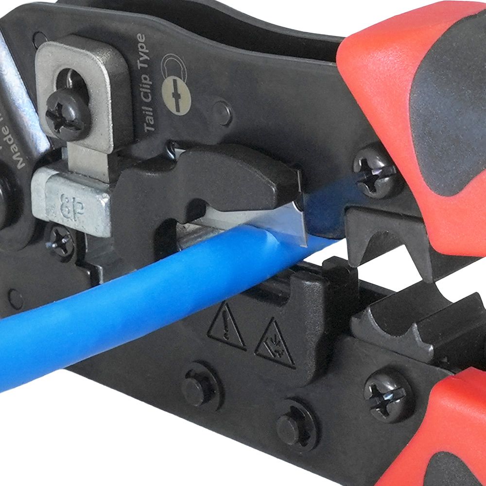 ←Crimp |RJ-45 Plug Crimper with Strip/Cut/Ground Crimp (007A8H06) – HCI