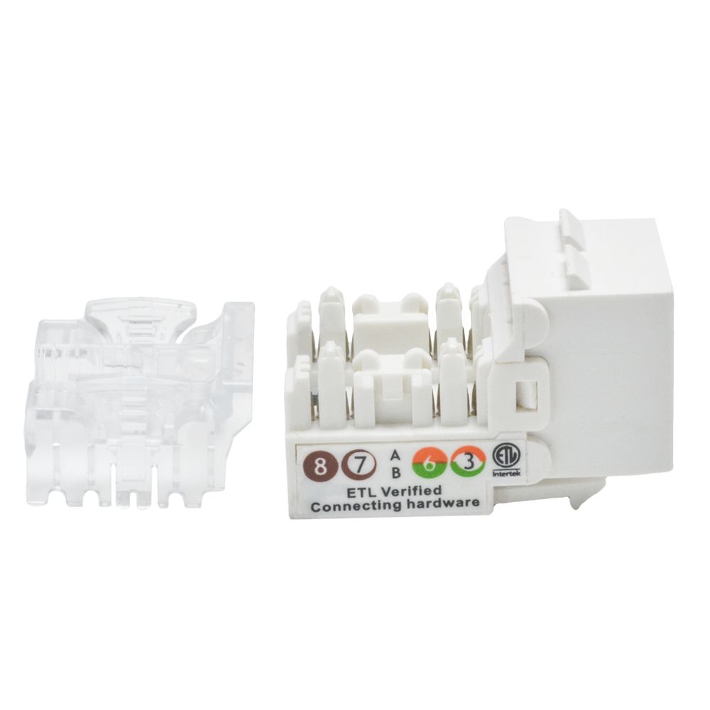 ISO/IEC Category 6a | High-quality keystone jack for business | HCI