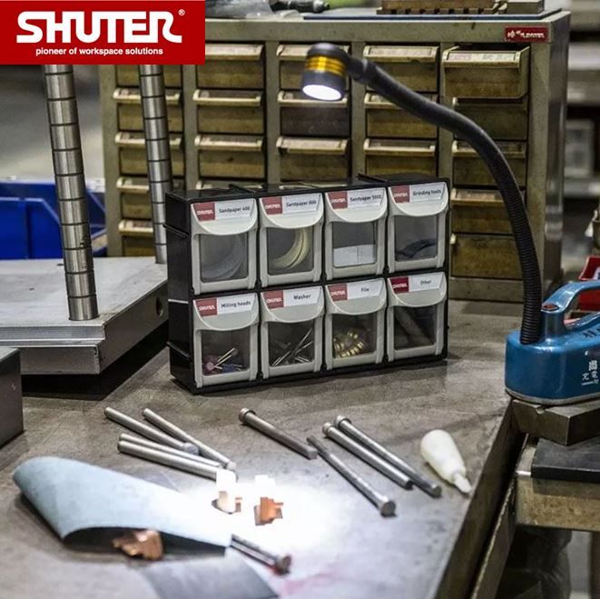 Tip Out Bin With 3pcs 4.3L Drawer Compartments - Wall Mounted Tilt Out ...