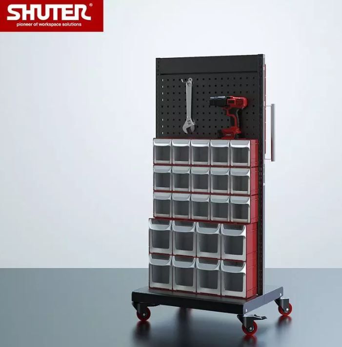 Tip Out Bin With 3pcs 4.3L Drawer Compartments - Wall Mounted Tilt Out ...