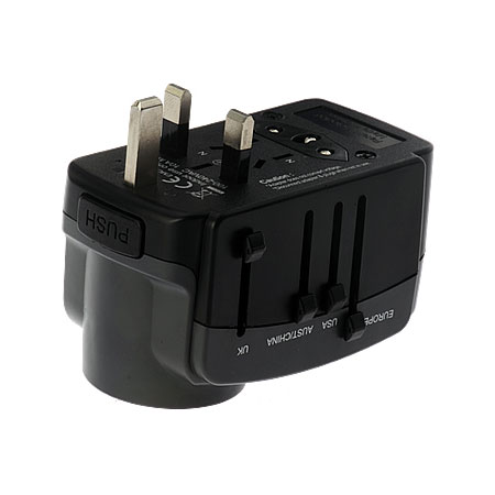 Earth Universal Travel Adapter - Grounded Multi-Nation Travel Adapter ...