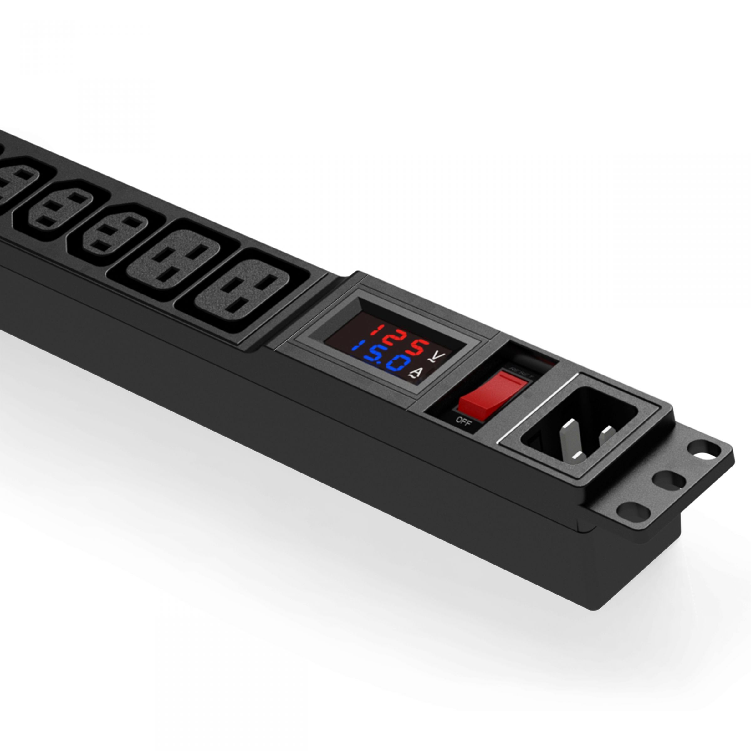 12 Mixed C13/C19 Basic PDU with Lighted Switch - Basic Horizontal Rack PDU | Supplier of Power ...