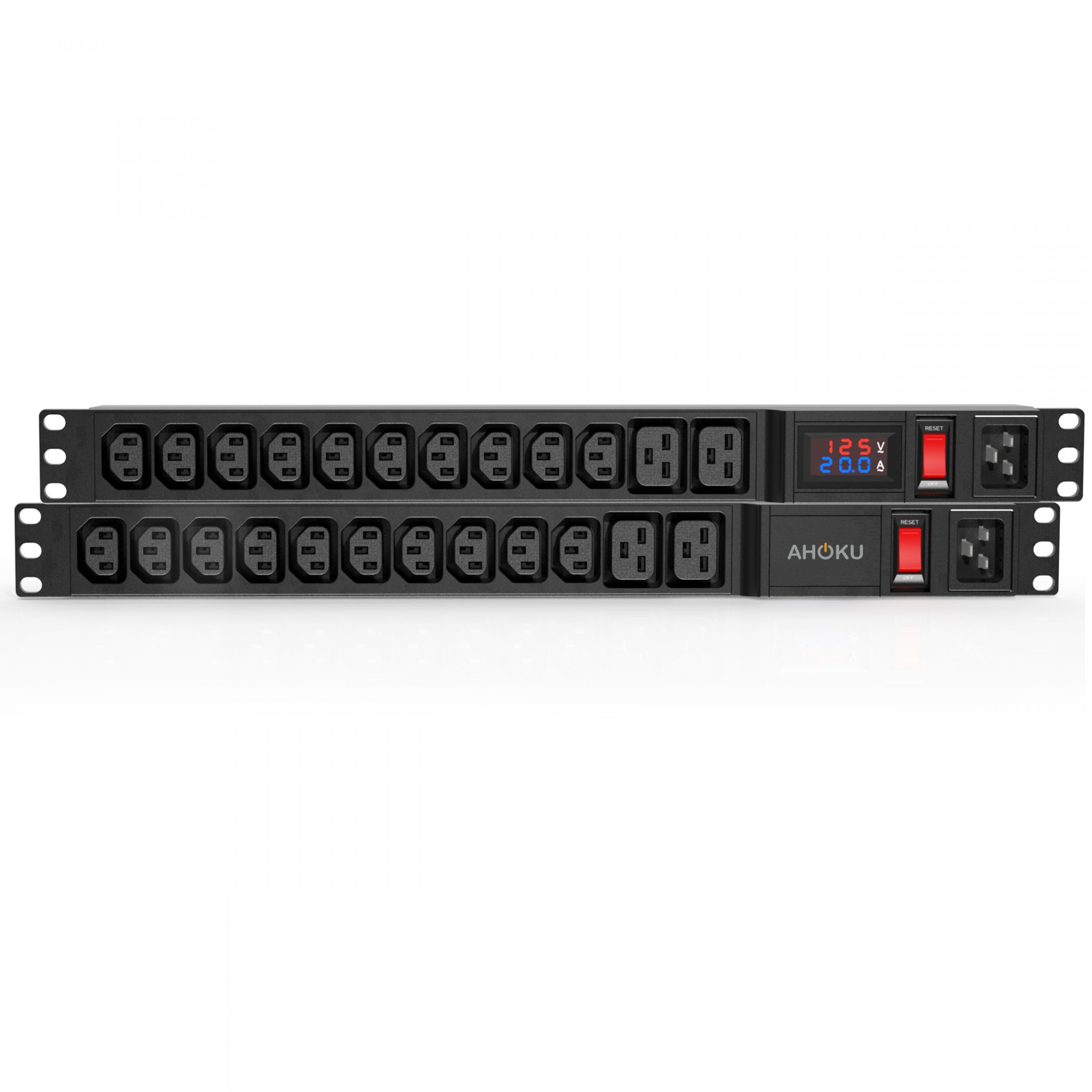 12 Mixed C13/C19 Basic PDU with Lighted Switch - Basic Horizontal Rack PDU | Supplier of Power ...