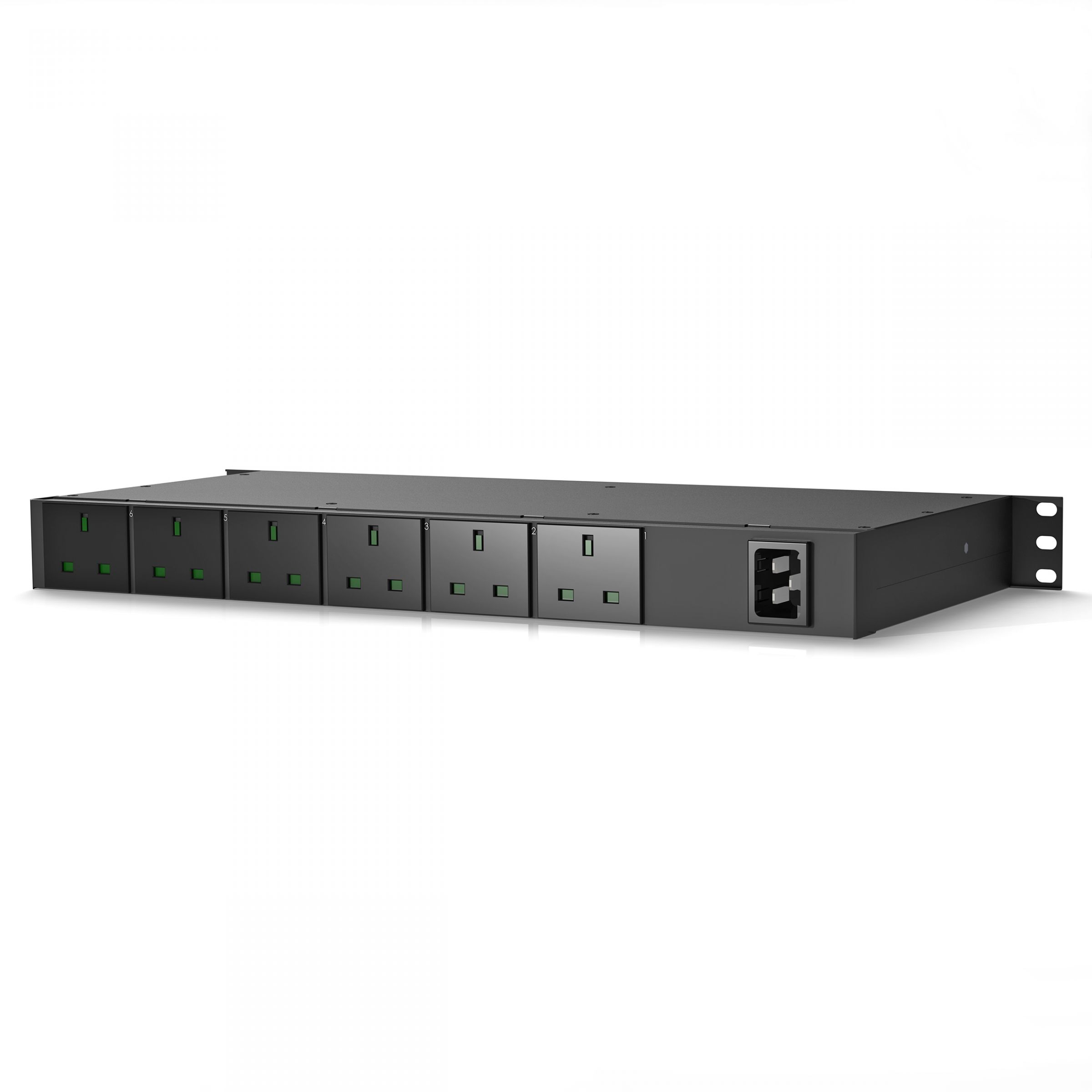 6 UK Outlets LCD Touch Screen Network-Grade Remote Power Management Smart PDU - British, UK ...
