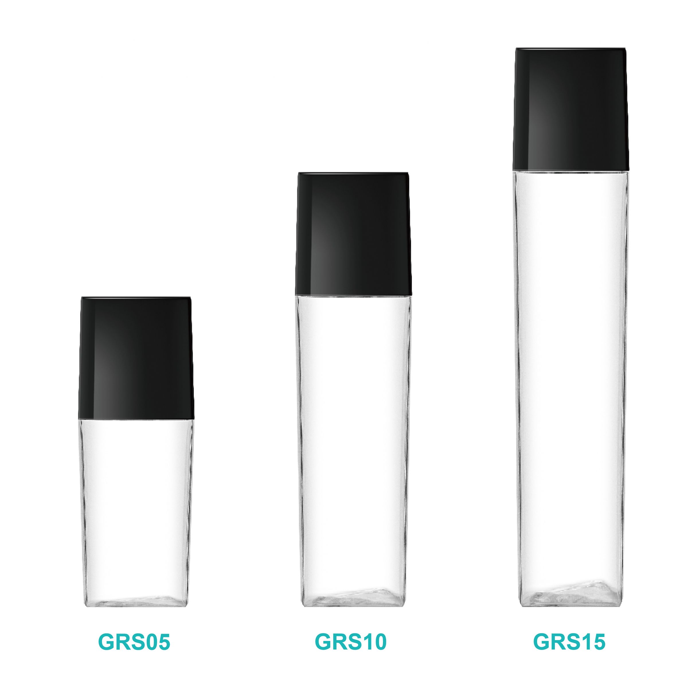 PETG Small Square Cosmetic Bottle | Cosmetic Product Packaging - Plastic Bottles Manufacturer | TYH