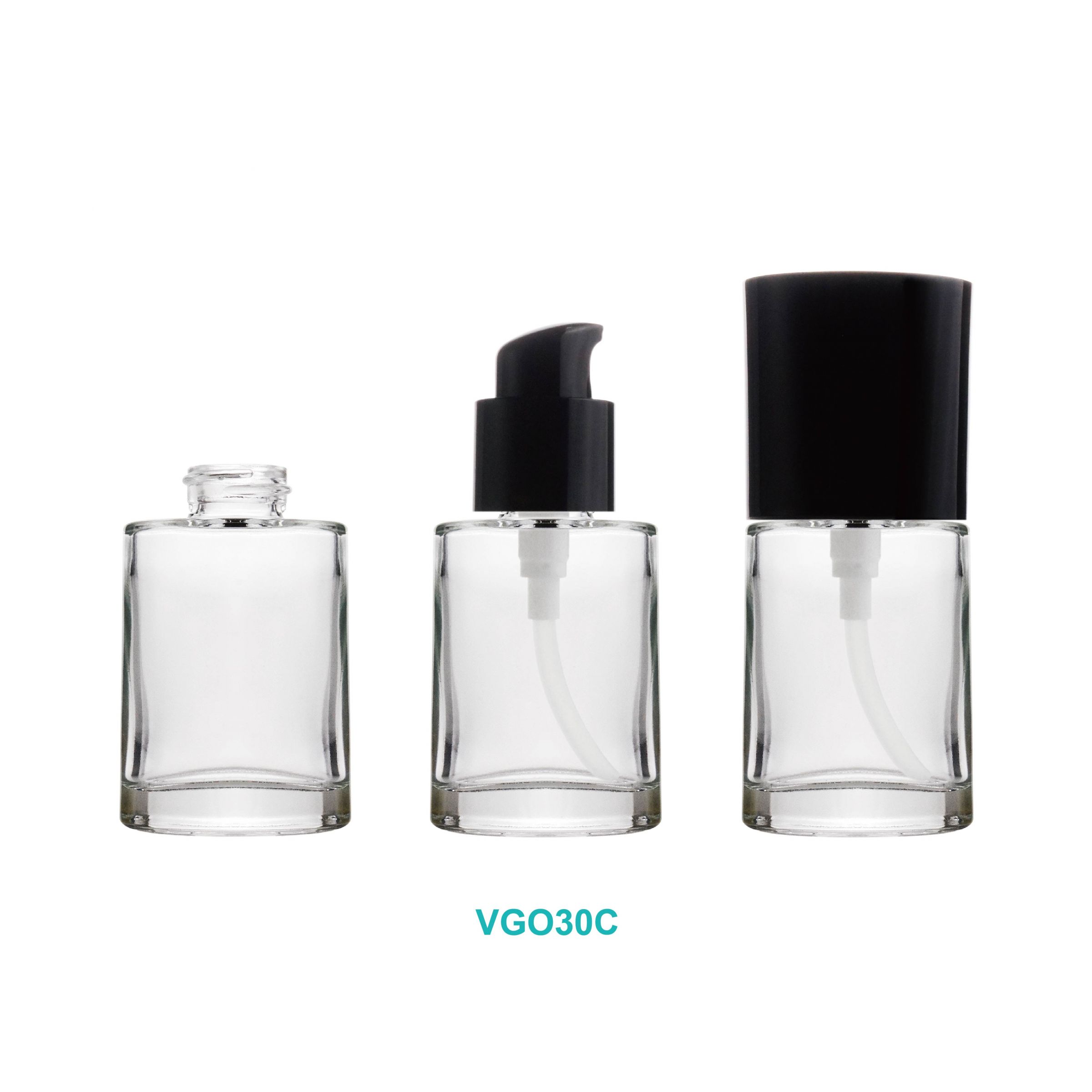 30ml 타원형 유리 드로퍼 병 | 화장품 제품 포장 - 플라스틱 병 제조업체 | TYH