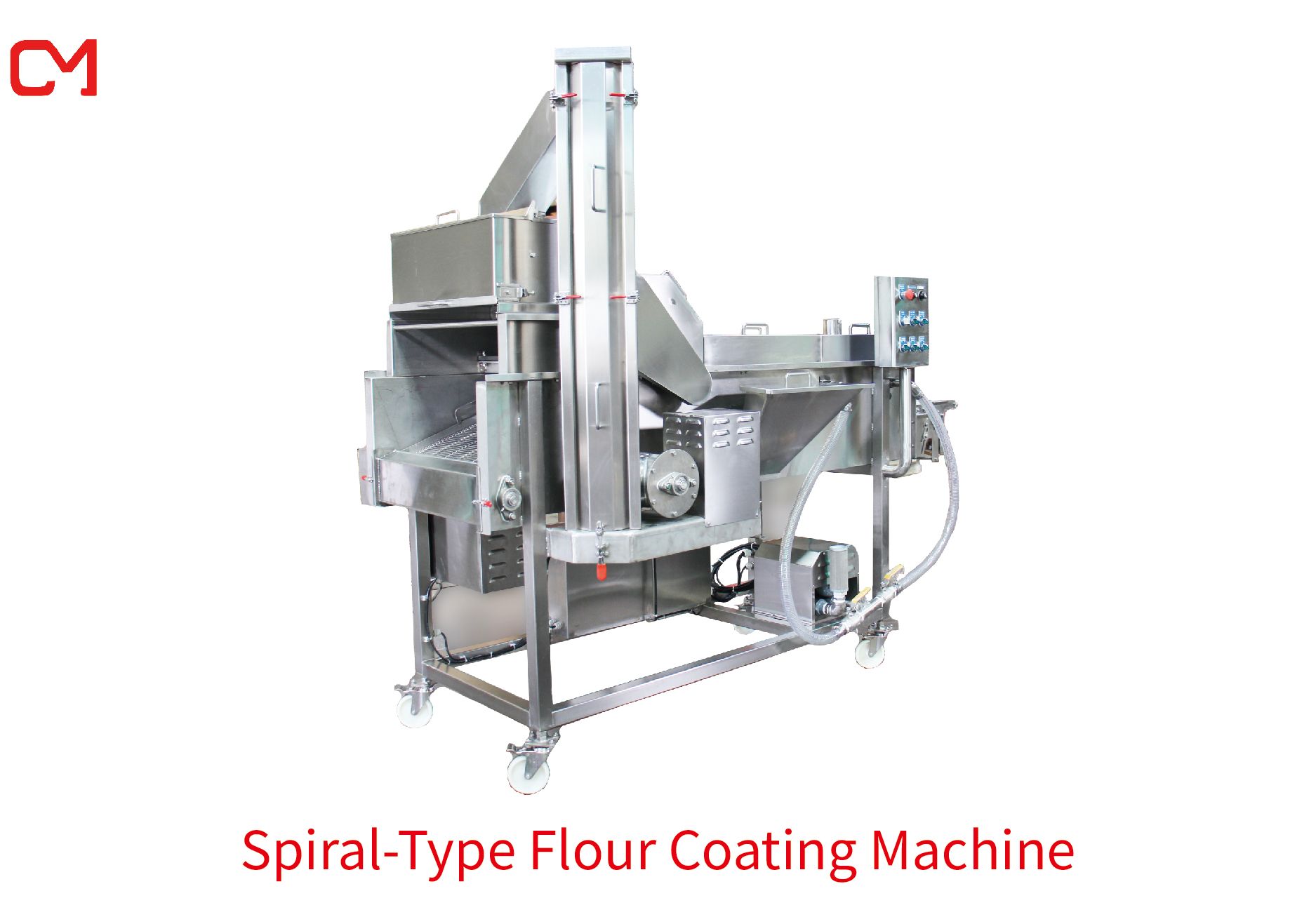 Flour Coating Machine - Rotary-Type Flour Coating Machine, Spiral-Type ...