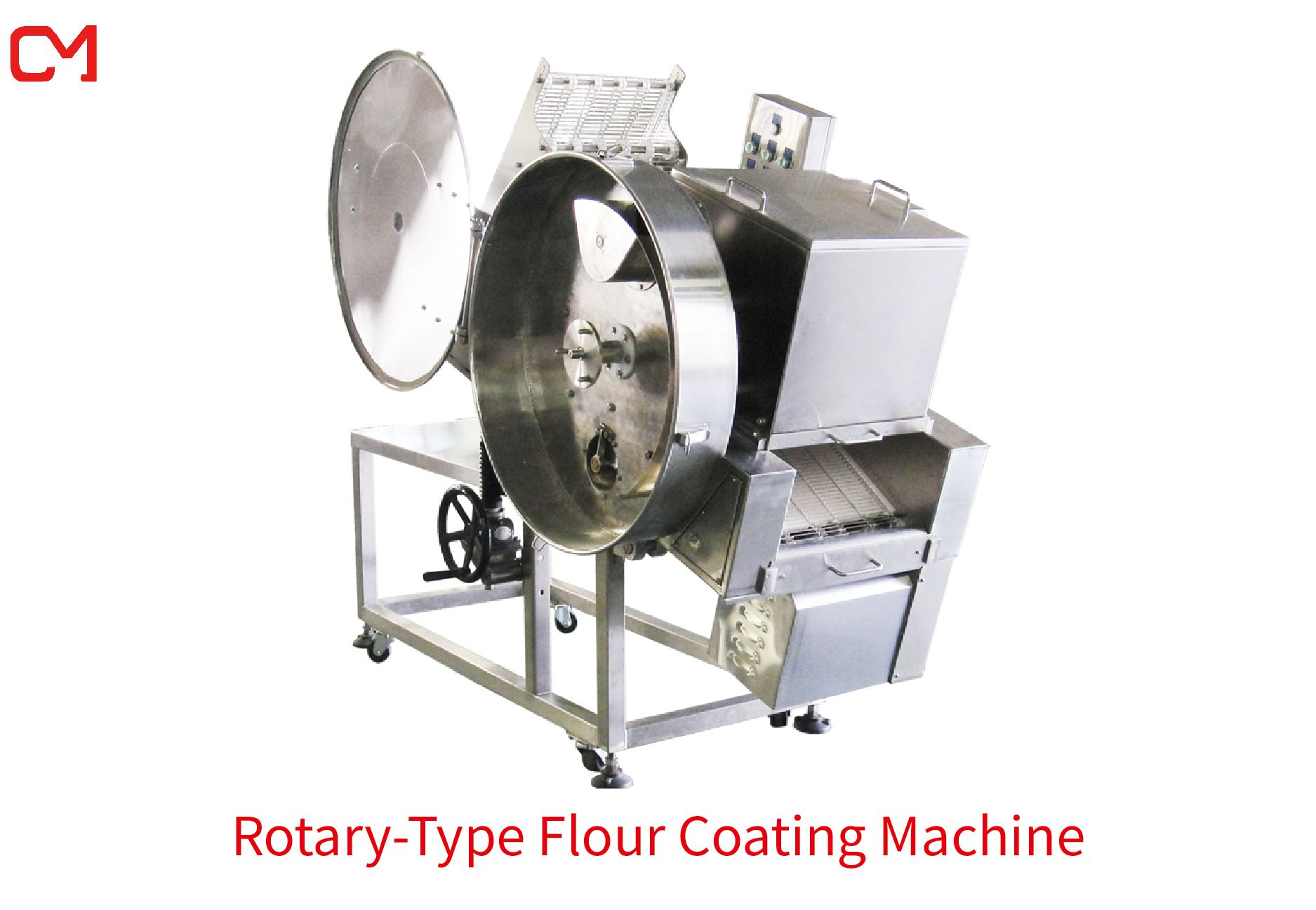 Flour Coating Machine - Rotary-Type Flour Coating Machine, Spiral-Type ...
