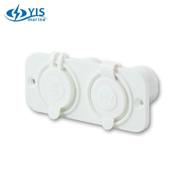 2 Gang Flush Mount Panel for Marine Sockets | Marine Toggle Switch ...
