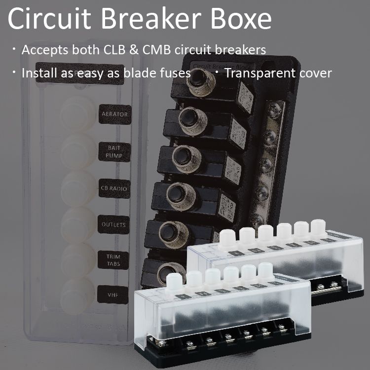 CLB / CMB Circuit Breaker Boxes | Marine Toggle Switch Panels, Fuses ...