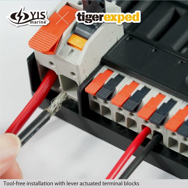 YIS x tigerexped tigerfuse Connect 6 Fuse Block | Marine Toggle Switch ...