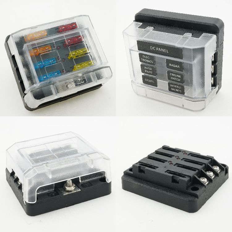 Modular Design Blade Fuse Blocks | Marine Toggle Switch Panels, Fuses ...