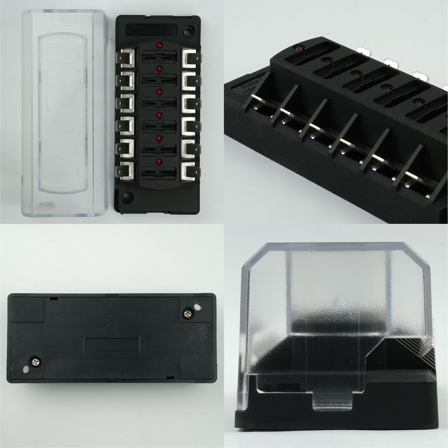 Compact Design Independent Source Blade Fuse Blocks | Marine Toggle ...