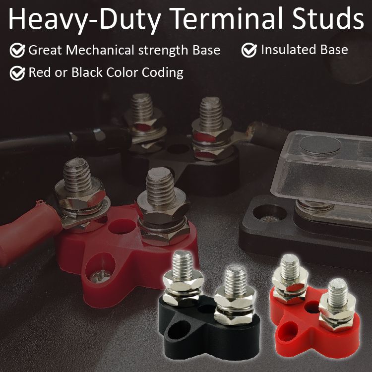 Terminal Studs (Dual) | Marine Toggle Switch Panels, Fuses, Circuit ...