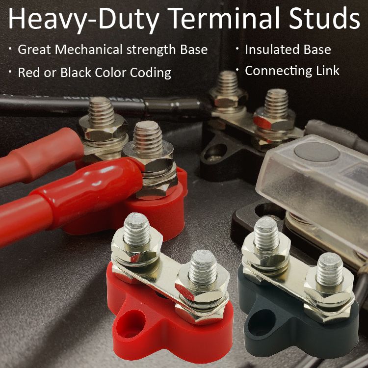 Terminal Studs (Linked) | Marine Toggle Switch Panels, Fuses, Circuit ...