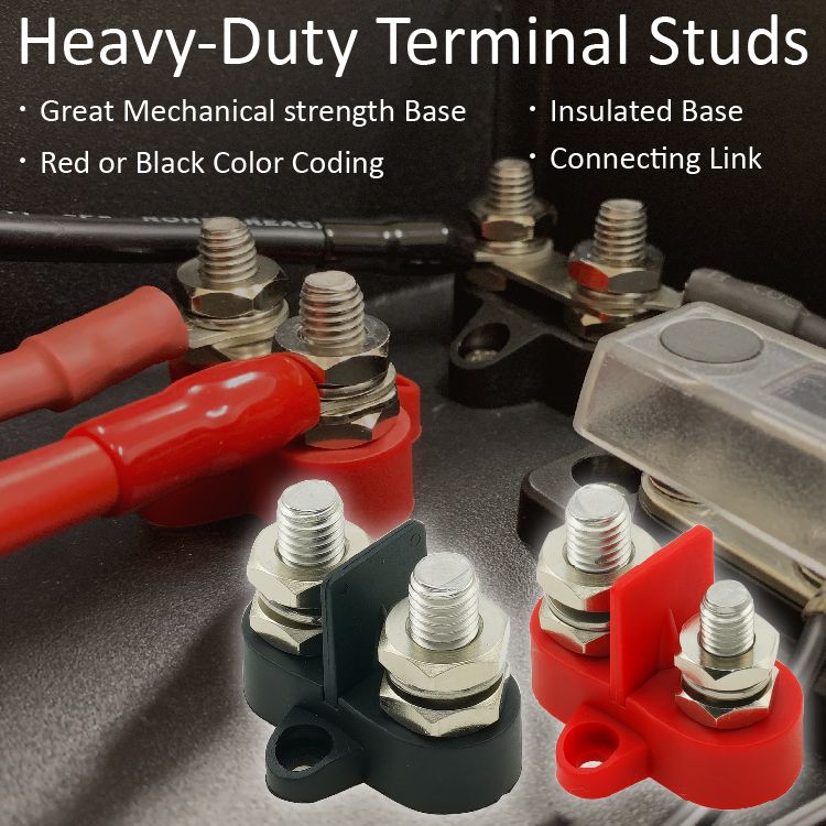 Terminal Studs (Isolating Plate) | Marine Toggle Switch Panels, Fuses ...