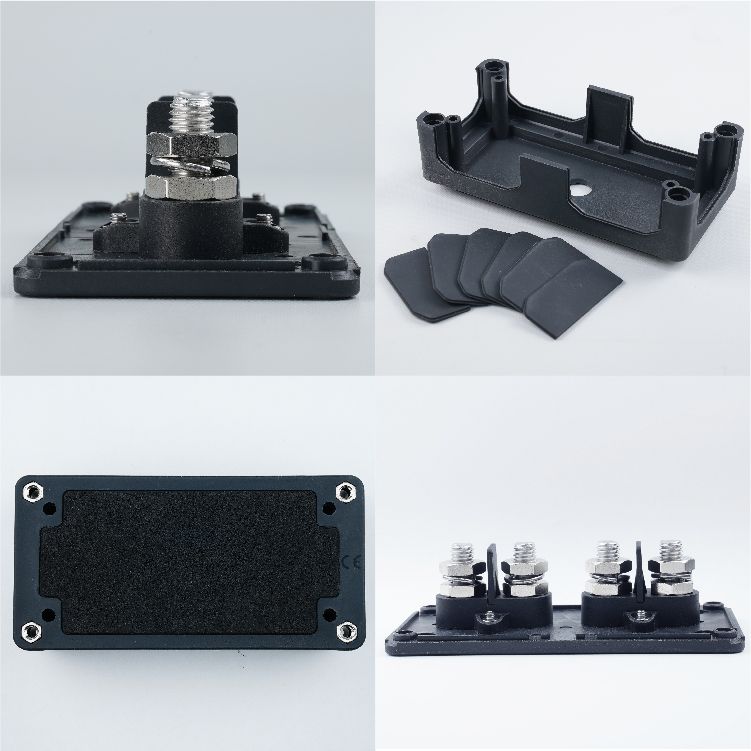 4 Way Heavy-Duty Terminal Studs Box | Marine Toggle Switch Panels ...
