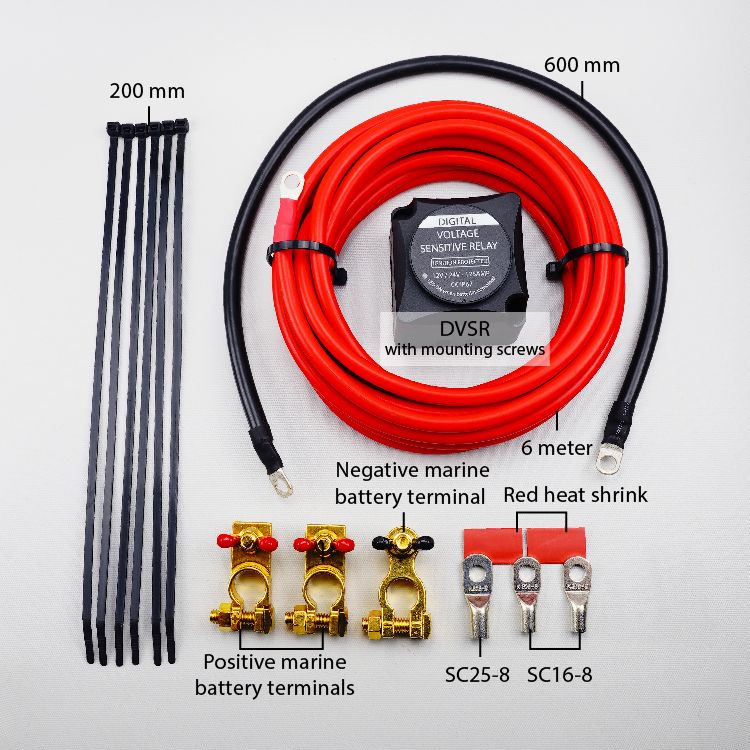 DVSR with Cable Kit for 2nd Battery | Marine Toggle Switch Panels ...