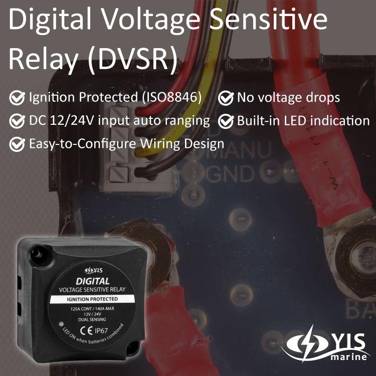 Digital Voltage Sensitive Relay (DVSR) | Marine Toggle Switch Panels ...