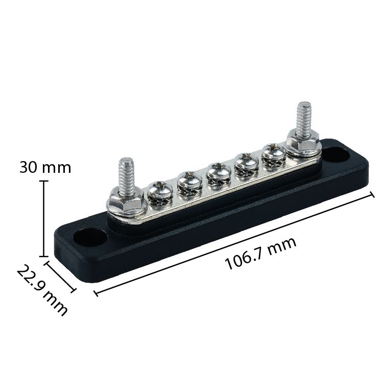 Mini Bus Bars (100A) - (Imperial Threading - Upgraded 2020) | Marine ...