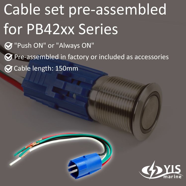 Cable set pre-assembled for PB42xx Series | Marine Toggle Switch Panels ...