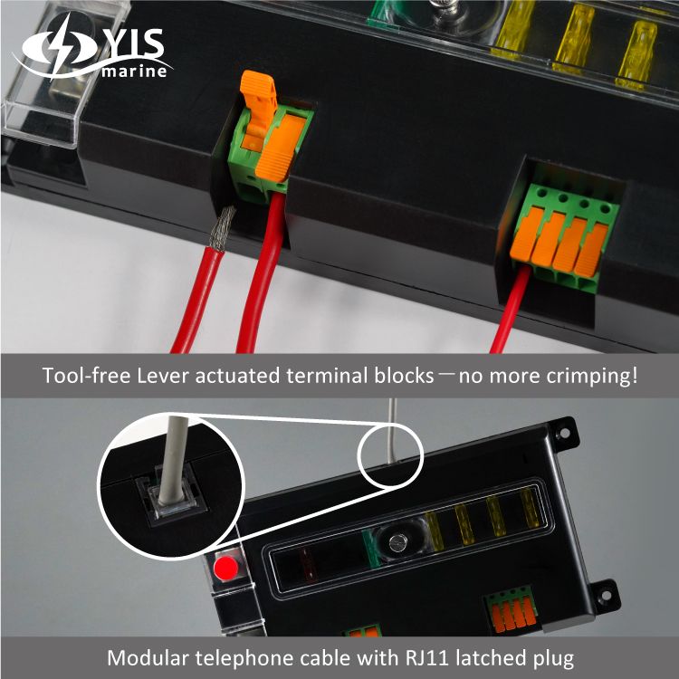 Digital Smart Switch Panel with Tool-free Lever Actuated Terminal ...