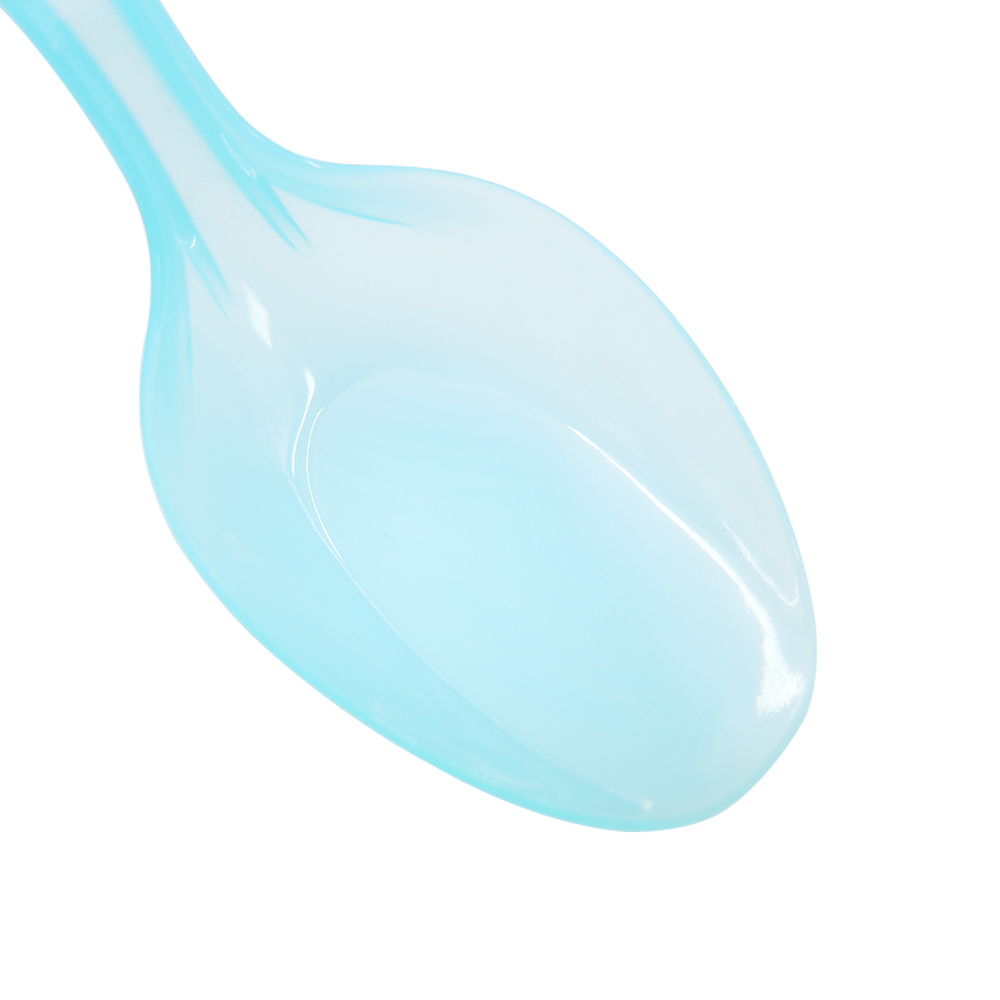 Blue Dessert Spoon - Blue Yogurt Spoon | Made in Taiwan Compostable ...