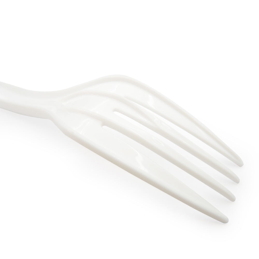 White Color Hot Food Fork - White Picnic Fork | Made in Taiwan ...