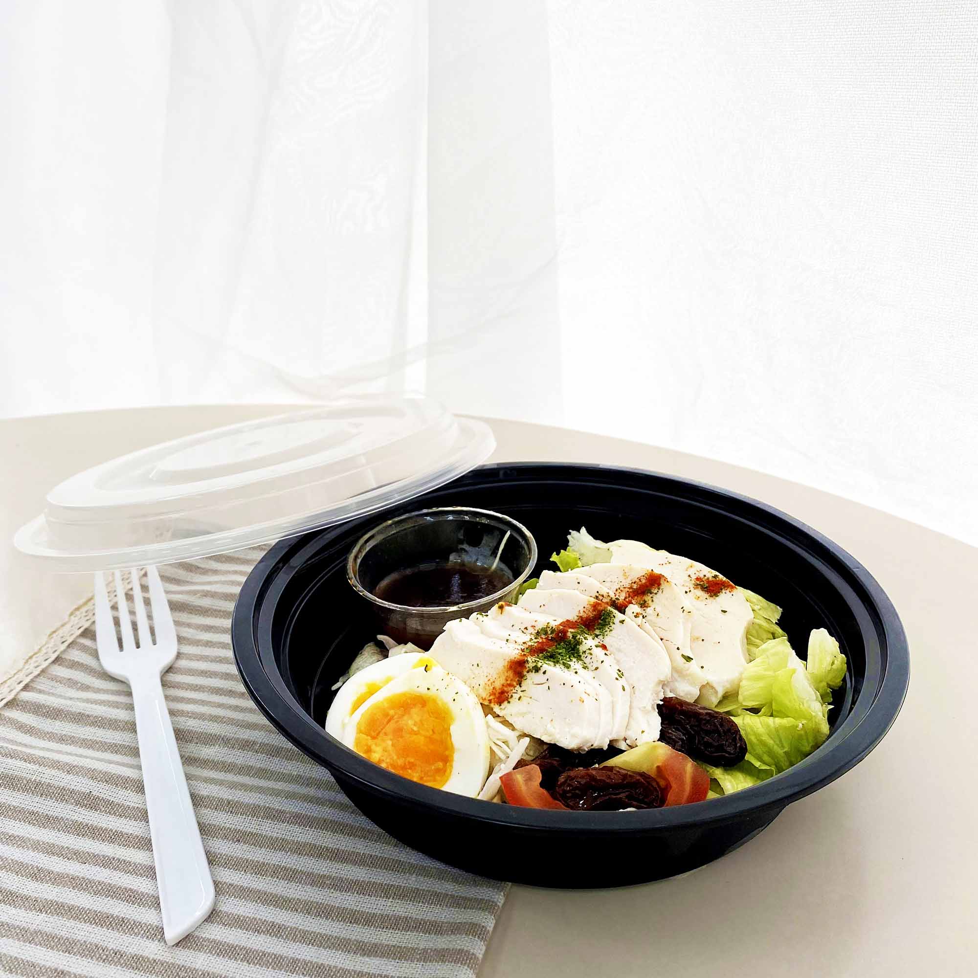 24oz Round Food Container (720ml) - 720ml Plastic Meal Box | Made in ...