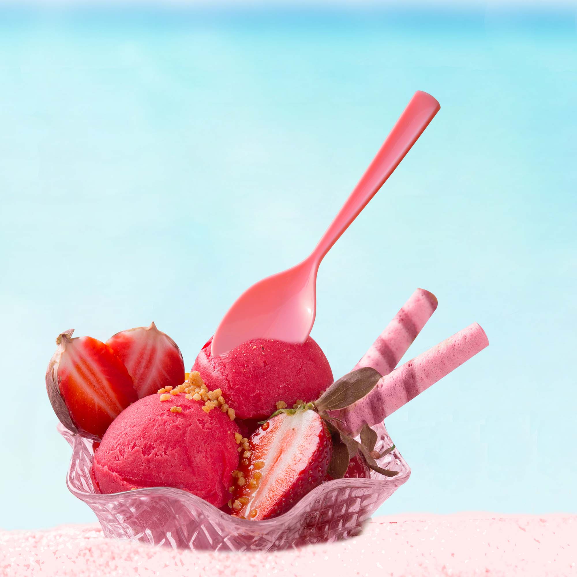 Yogurt Spoon Single Wrapped - Ice Cream Spoon Single Wrapped | Made in ...