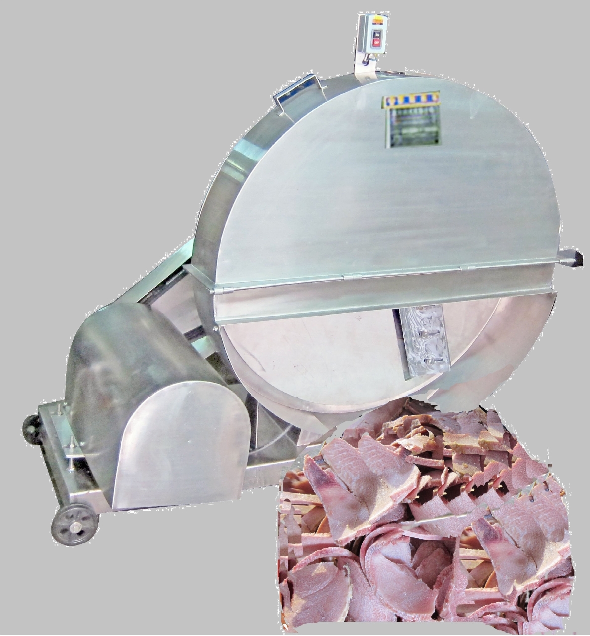 Automatic Frozen Block Meat Slicing Machine | Food Processing Equipment ...