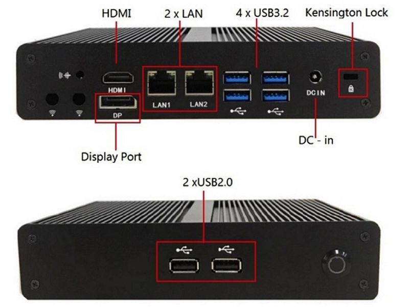 Intel® Elkhart Lake Dual 4K Display Thin Client | Top-Quality Medical ...