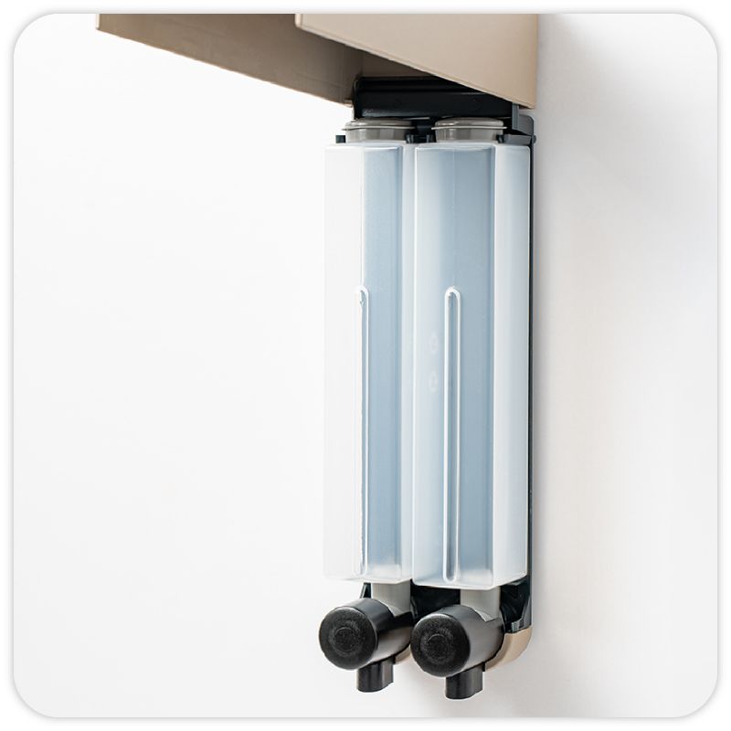 500ml Refillable Double Dispenser to Reduce Waste - 500ml Square Double ...