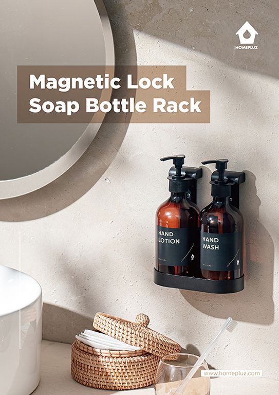 New Release: Magnetic Lock Bottle Holder | Automatic Soap & Sanitizer ...